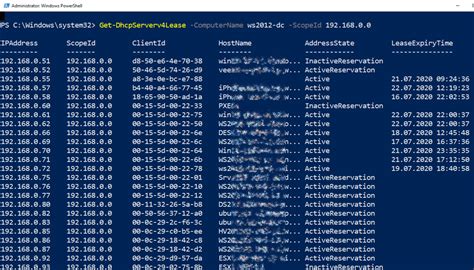 dhcp server analysieren mit powershell windowspro