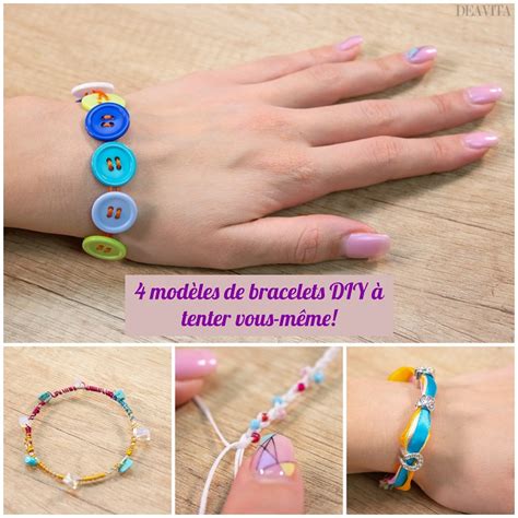 4 modèles de bracelet à faire soi même faciles et express