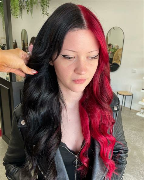 50 Best Split Dye Hair Color Ideas And DIY Tutorial