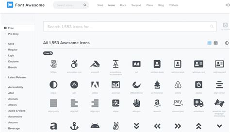 Knowledge Base For DX 7 Font Awesome Icons