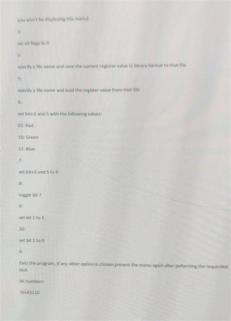 Solved Create A C Program With The Following Features Chegg