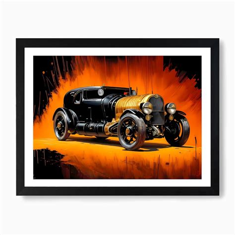 Vintage Hot Rod Art Shop Fy
