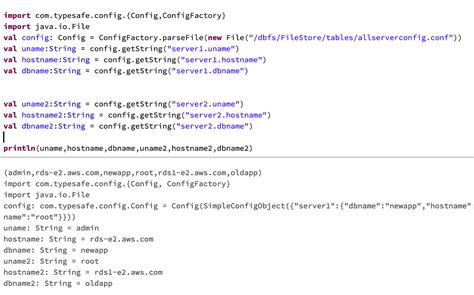 databricks scala how to access configuration files using typesafe config by ganesh