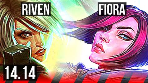 Riven Vs Fiora Top Solo Kills Legendary Winrate
