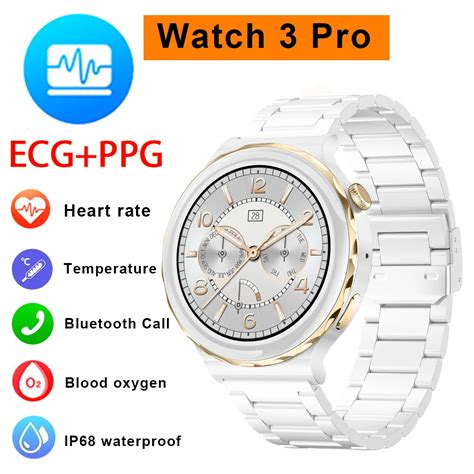 Montre connectée étanche avec ECG et Bluetooth pour femmes Test et Avis