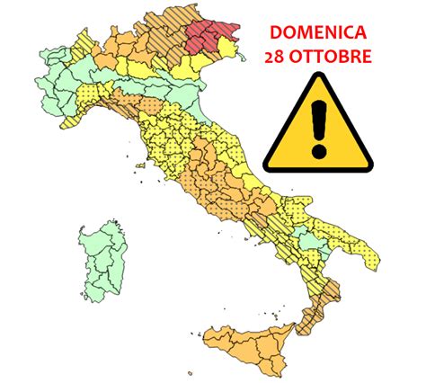 Allerta Meteo Pesantissimo Avviso Della Protezione Civile Per Domenica
