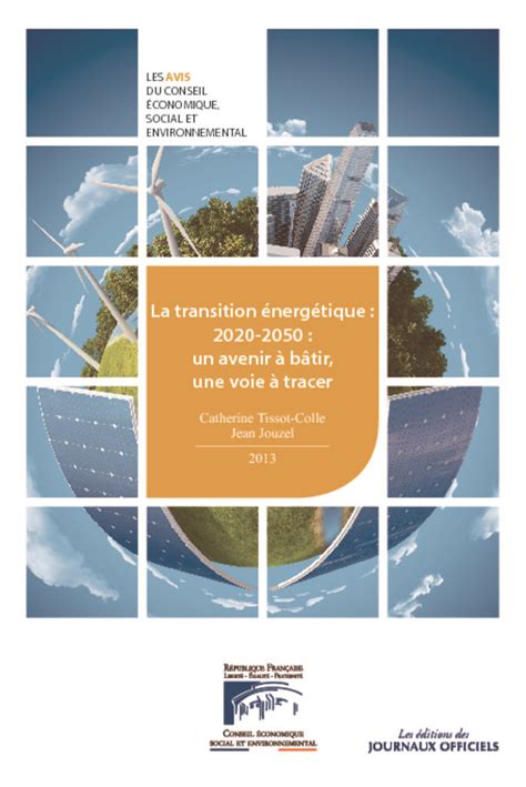 La transition énergétique 2020 2050 un avenir à bâtir une voie à
