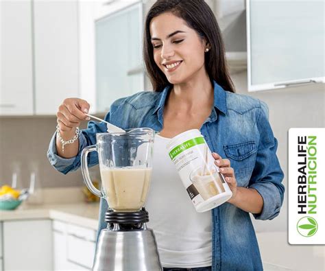 Como Preparar El Batido Nutricional Herbalife Con Leche