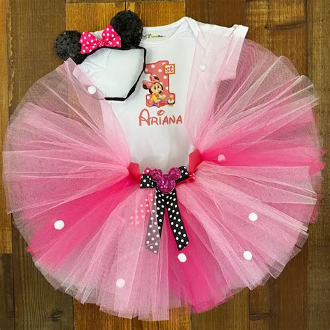 Set de Vincha Tutu y Mameluco de Minnie Faviola Díaz