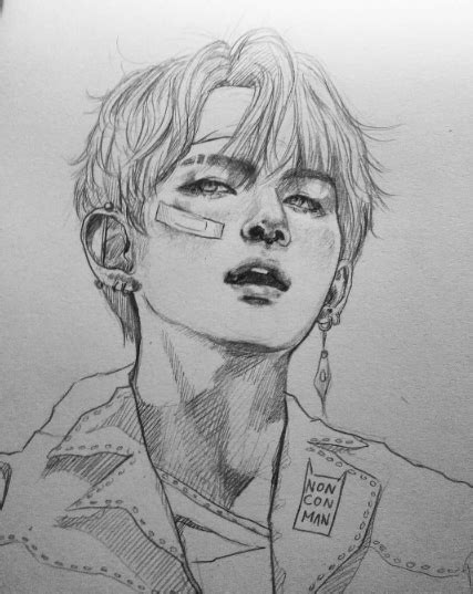 Drawsss Dibujos A Lapicero Bocetos Hermosos Bts Fanart D