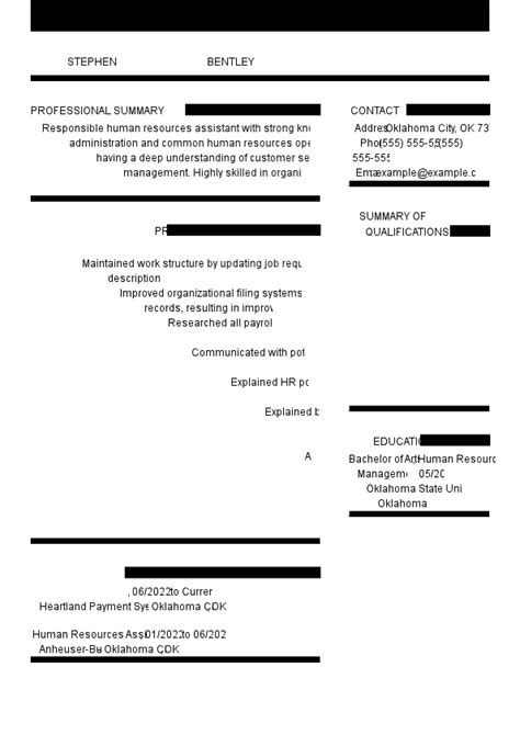 Hr Cv Sample Word Format On Purchases Yakimankagbu Ru