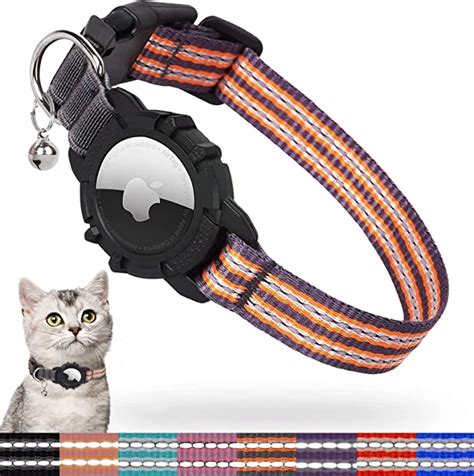 FEEYAR Collar Para Gatos Con AirTag Integrado Collar Para Gatos Con