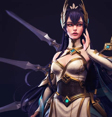 劍仙懸翦 伊瑞莉雅 Divine Sword Irelia Fansart Rossita Kuo 的作品集