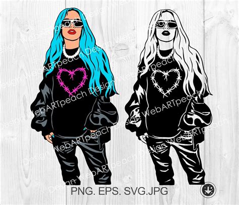 Karol G SVG La Bichota Karol G PNG SVG Eps Files Cricut Digital