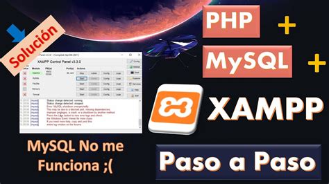 Cómo Solucionar Errores de MySQL en phpMyAdmin con Xampp Paso a Paso