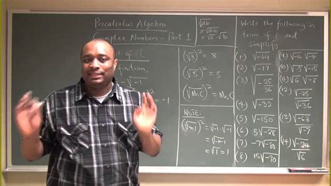 complex numbers part 1 introduction powers of i and calculations youtube