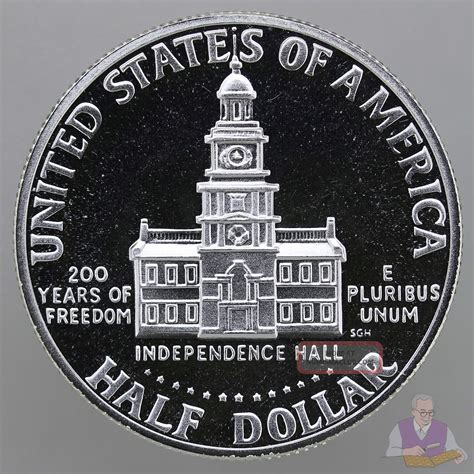 1976 S Kennedy Half Dollar Bicentennial Gem Cameo Proof 40 Silver