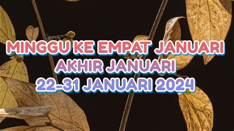 AQUARIUS ENERGI KAMU DI AKHIR BULAN JANUARI YouTube