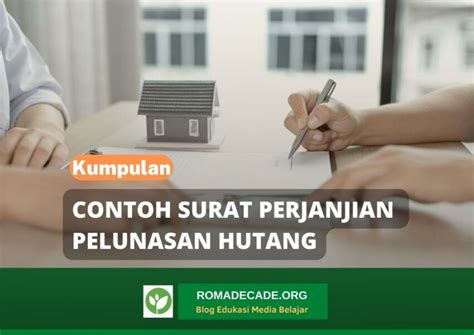 5 Contoh Surat Perjanjian Pelunasan Hutang Dan Cara Membuatnya