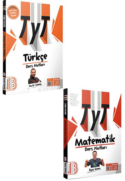 2025 YKS TYT Türkçe Matematik Video Destekli Konu Anlatımı Ders Notları