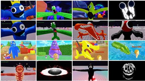 Rainbow Friends Chapter 2 Vs Rainbow Friends Jumpscares Vs Rainbow