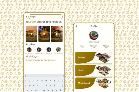 Recipe App Ui Ux Behance