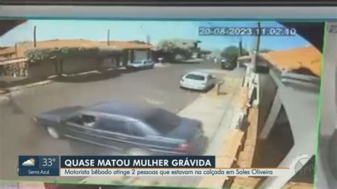 V Deo Motorista Embriagado Bate Em Carro E Deixa Gestante E Sogra