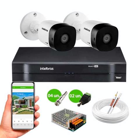 Kit 2 Câmeras de Segurança VHC 1120B HD 720p DVR MHDX 4 Canais