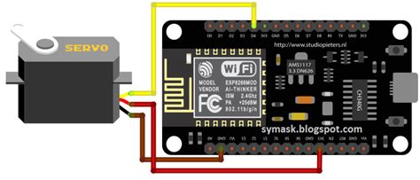 servo motor tutorial esp8266 nodemcu iot building rel
