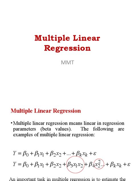 lecture 8 mlr pdf coefficient of determination regression analysis