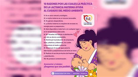 Conoce las 10 razones por las cuales la práctica de la Lactancia