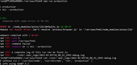 NPM Gives Error When Using Laravel Mix Node Module Magenaut