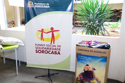 Fundo Social faz doação de agasalhos Agência Sorocaba de Notícias