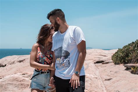 Fotografia de Casal na Praia Ensaio Fotográfico Rio de Janeiro