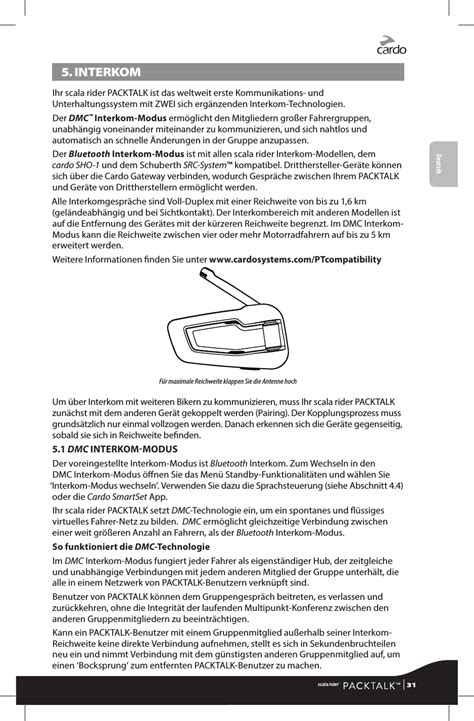 Cardo Systems ER19 Rider Communication System Scala Rider PACKTALK User