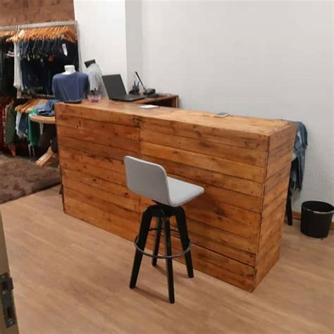 Balcão de Pallet 53 Modelos Incríveis Lindos e Econômicos