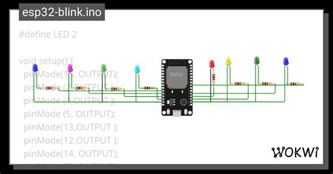Esp Blink Ino Wokwi Esp Stm Arduino Simulator