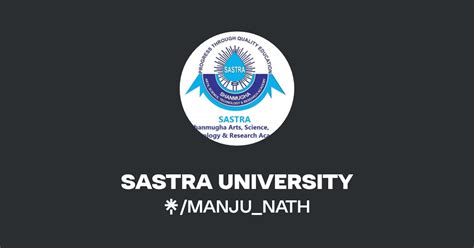 SASTRA UNIVERSITY Instagram Linktree