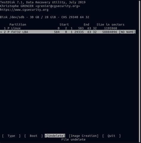 how to install and use testdisk for recovering linux files