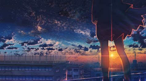 Landscape Anime Sunset Wallpaper Anime Sunset City Wallpapers