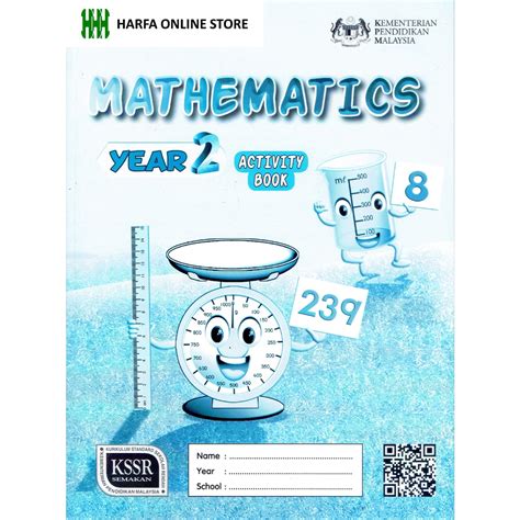 Buku Teks Mathematics Year Activity Book Dlp Kssr Shopee Malaysia