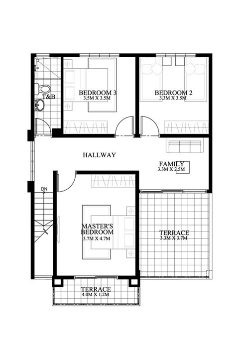 Simple Second Floor House Plans Floor Roma