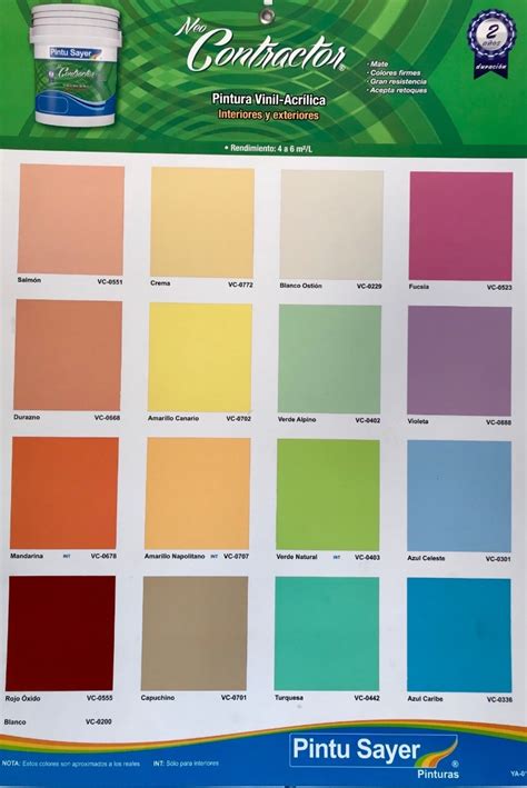 Pintura Vinilica Acrilica Contractor Cubeta Lt Colores Env O Gratis