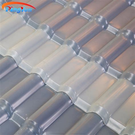 Light Transmission PVC Translucent Roof Sheet For Skylight Panel