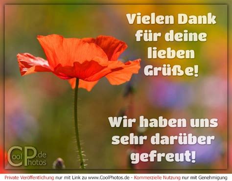 CoolPhotos de Vielen Dank für deine lieben Grüße Wir haben uns sehr