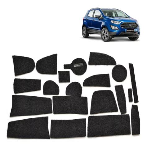 Kit Forro Carpete Anti Ruído Porta Objeto Copo Ecosport 2021 MercadoLivre