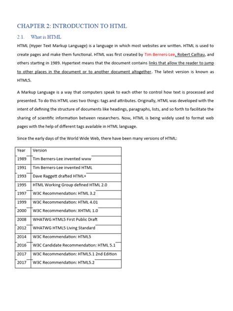 chapter 2 introduction to html pdf html html element
