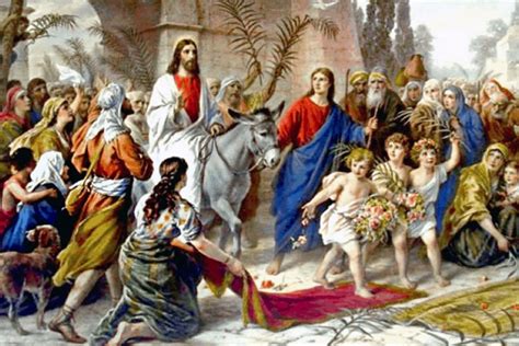 La entrada triunfal de Jesús a Jerusalén