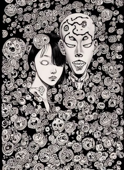 Junji Ito And James Jean Artwork Stable Diffusion OpenArt