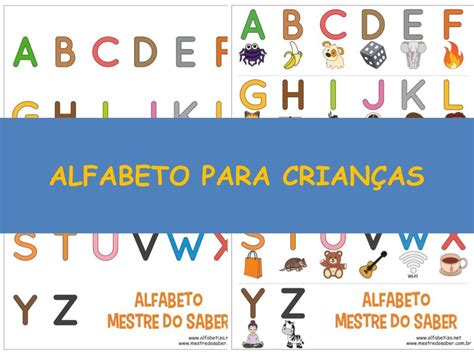 Alfabeto para Crianças Mestre do Saber